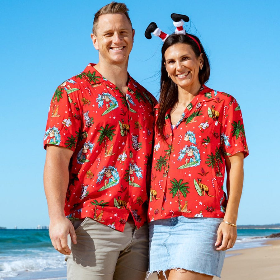 Christmas Shirts Australia Hawaiian Style