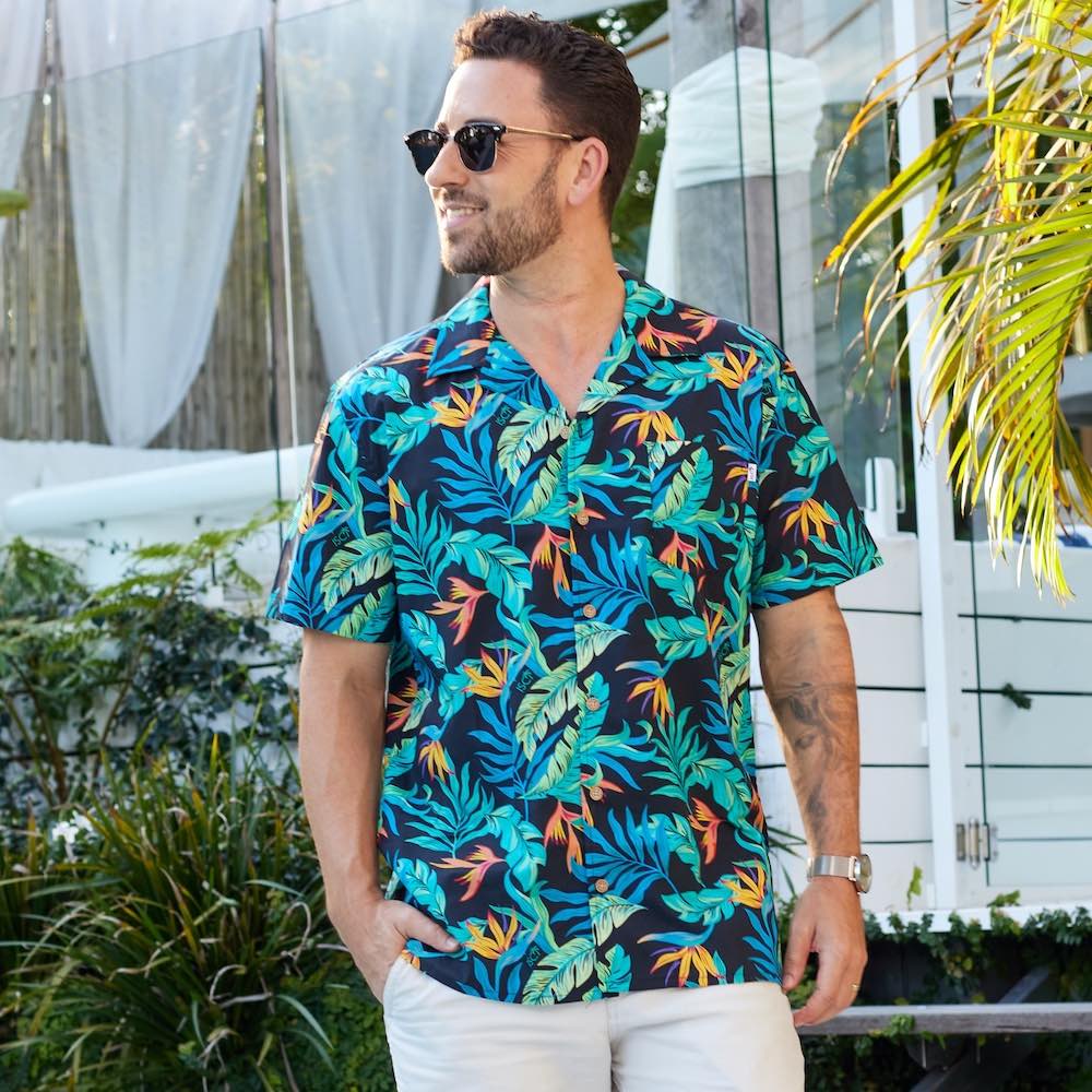 Mens Hawaiian Shirt Jungle Fever | Resort Cruise Shirt – Island Style ...